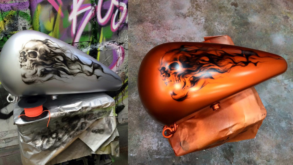 Custom Harley Tank | Andrew Kostakis