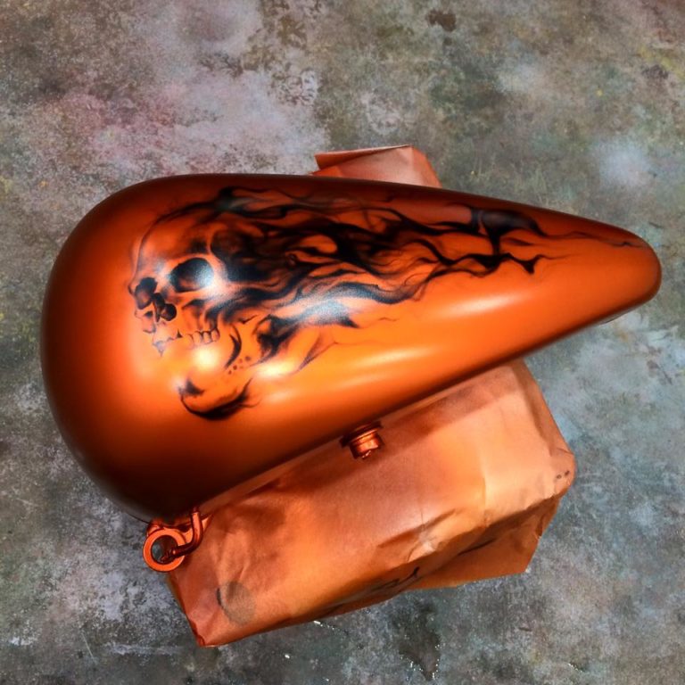 Custom Harley Tank | Andrew Kostakis